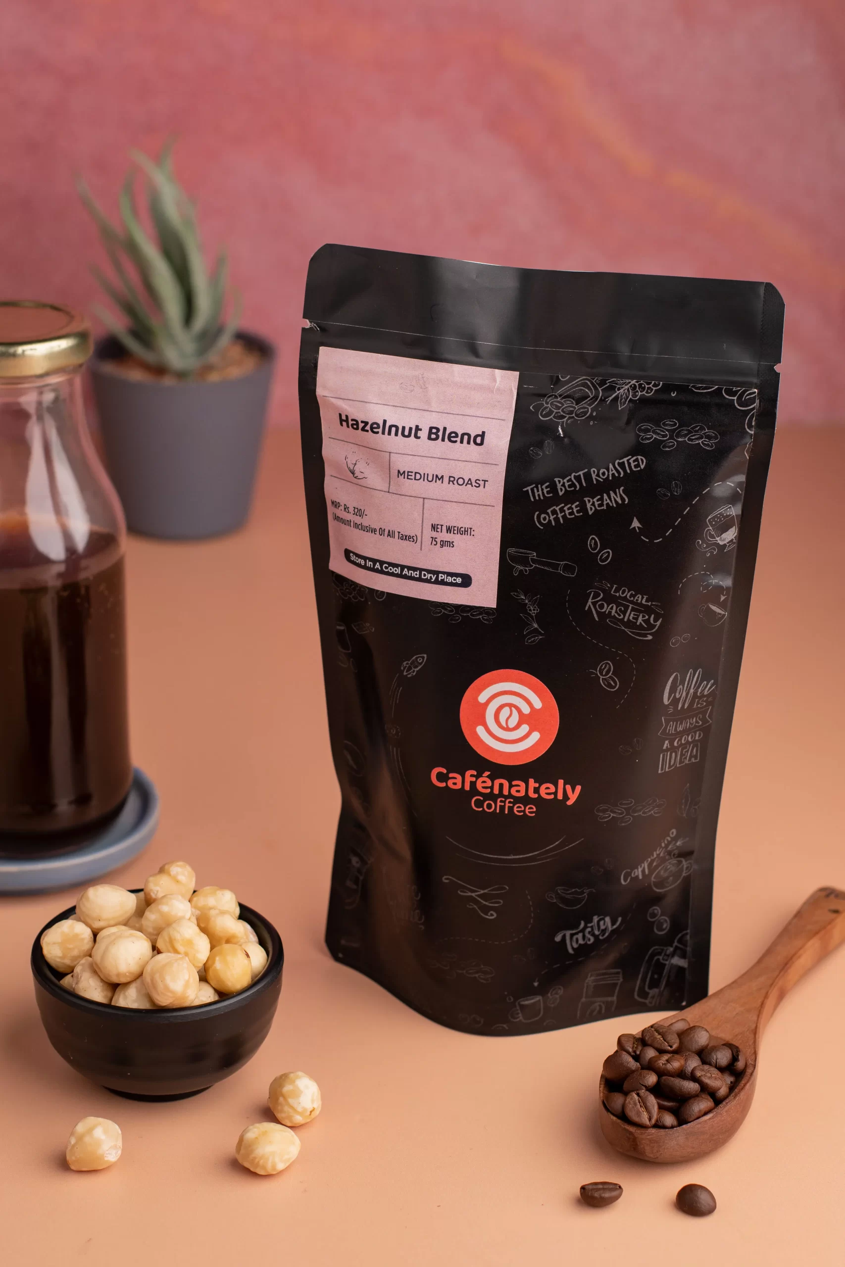 Buy Celebrity Loved Instant Hazelnut Coffee Powder Online